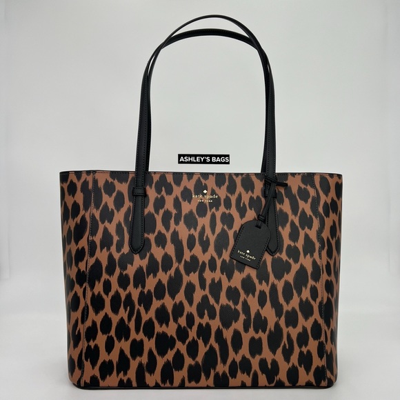 kate spade | Bags | Kate Spade Spotted Animal Leopard Print Schuyler Medium Tote | Poshmark